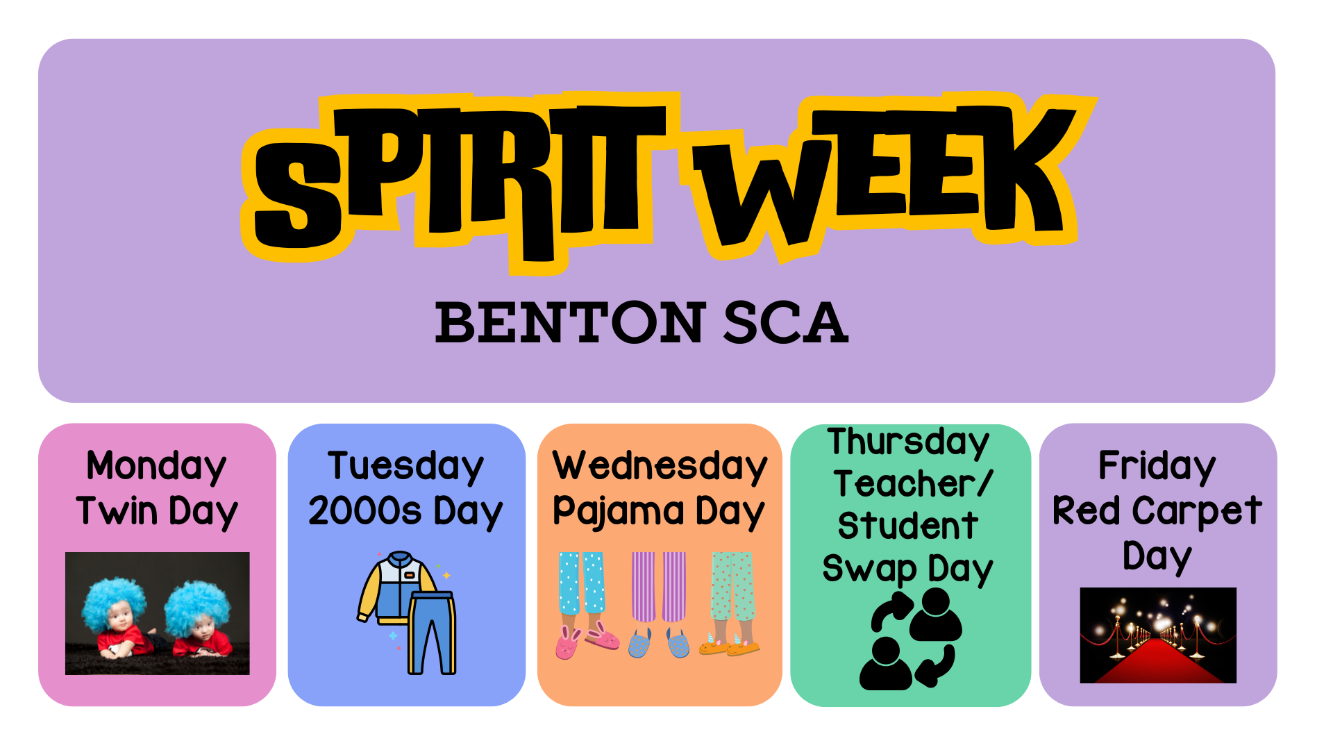 Benton SCA Spirit Week - Benton Middle School